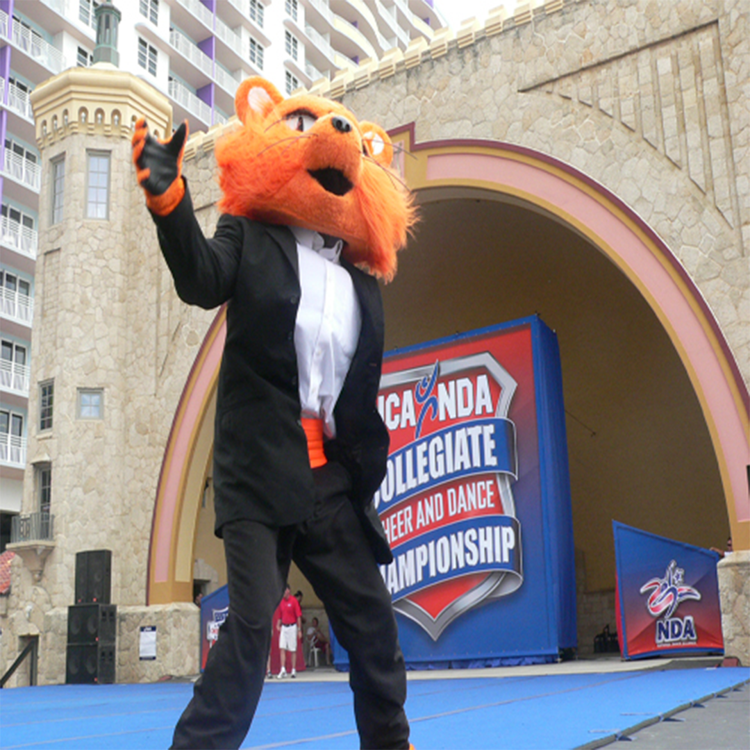 Sammy the Bearkat mascot locker