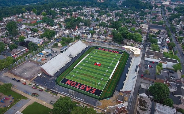 Easton Area High School lockers: a case study